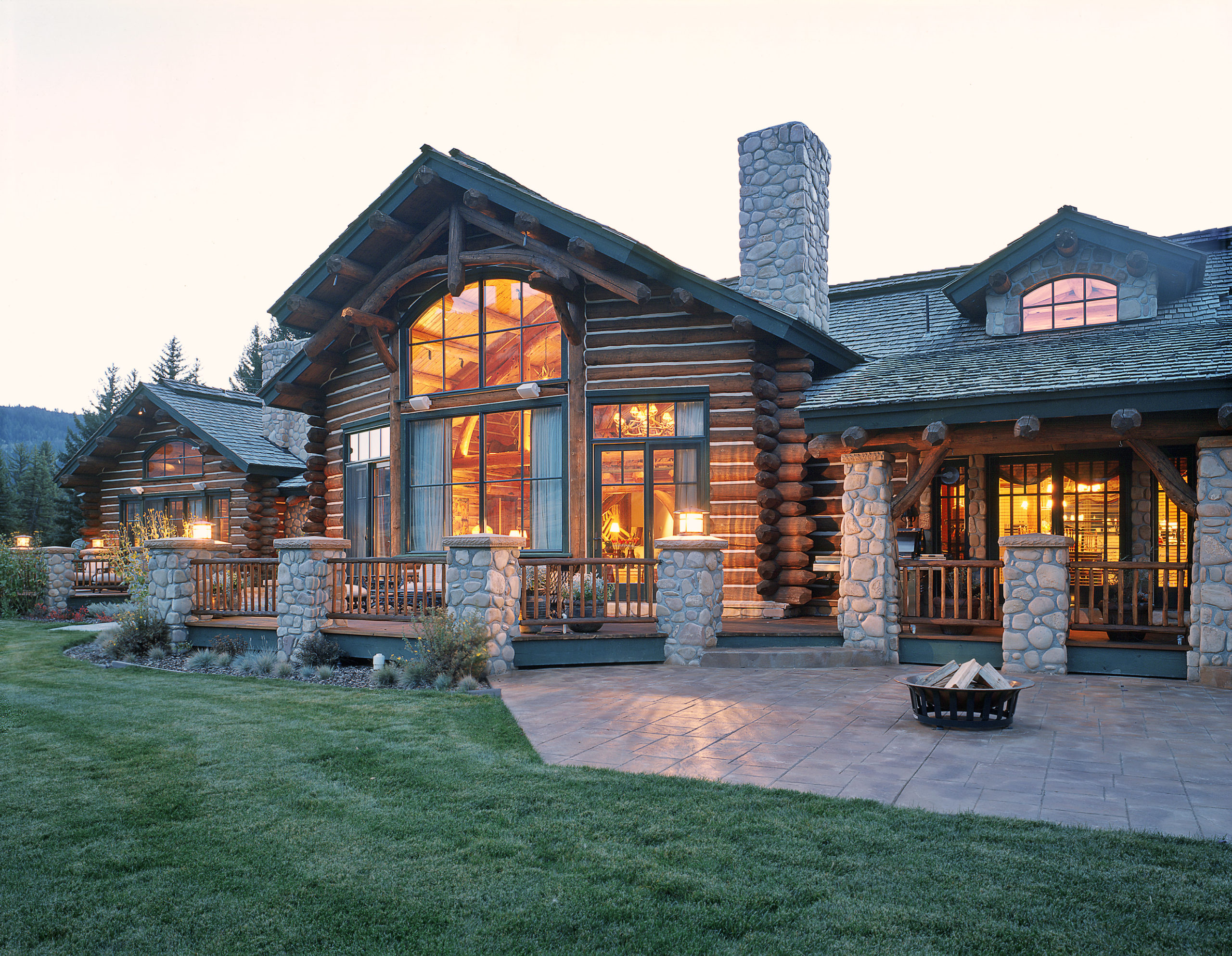 Luxury Montana Log Home Designs Montana Home Custom Build Home Design